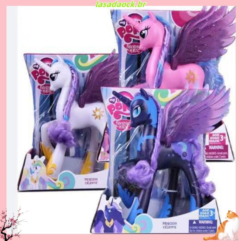 22CM My Little Pony Toys Pony Sun Moon Pink Princess Pony Protagonist ...
