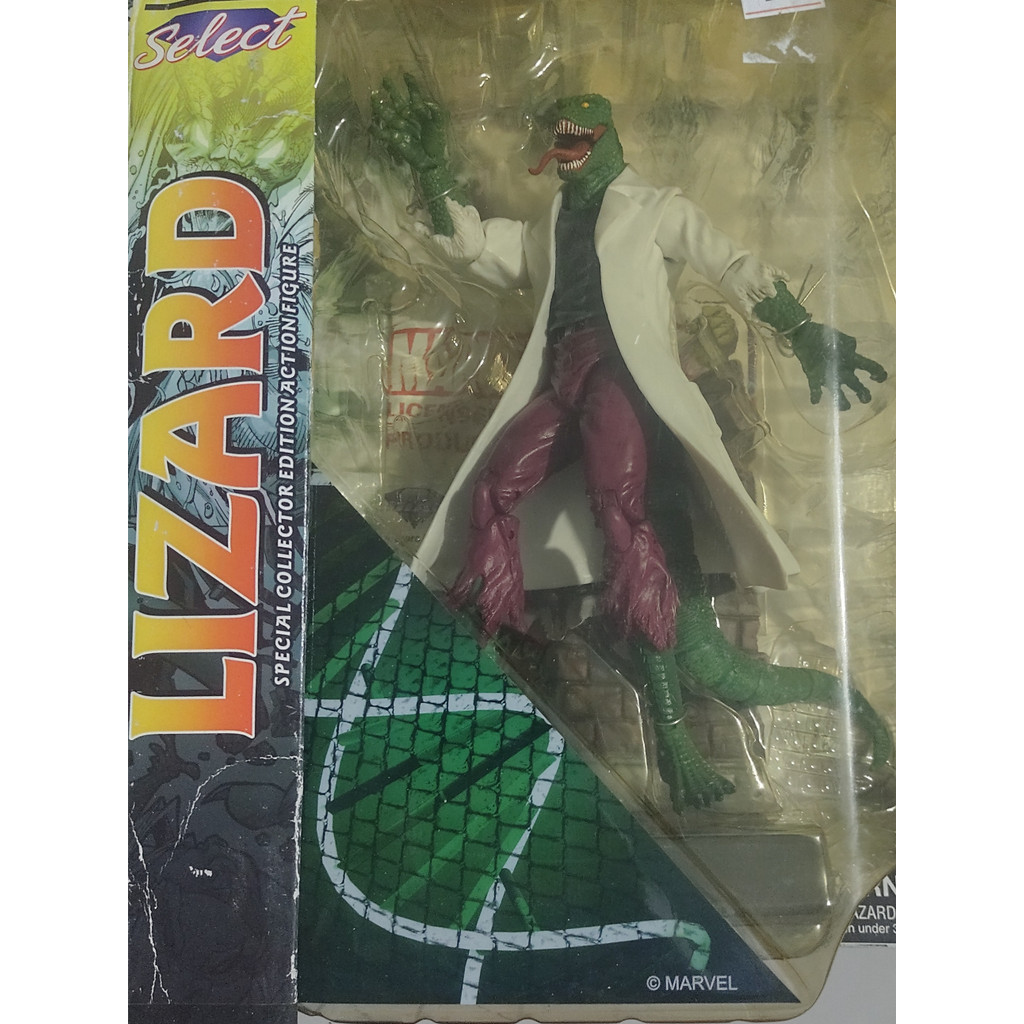 Boneco - Lagarto Lizard Marvel Select Diamond Select Toy | Shopee Brasil