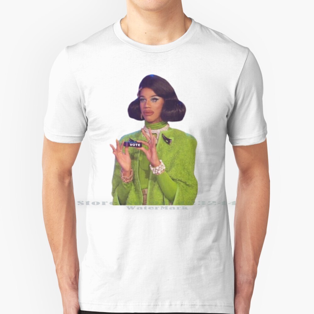 Naomi Smalls-Votação Camisa 100 % Algodão Puro Rupauls Drag Race Rupaul ...