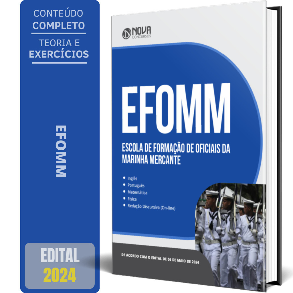 Apostila EFOMM 2024 - Escola de Formação de Oficiais da Marinha ...