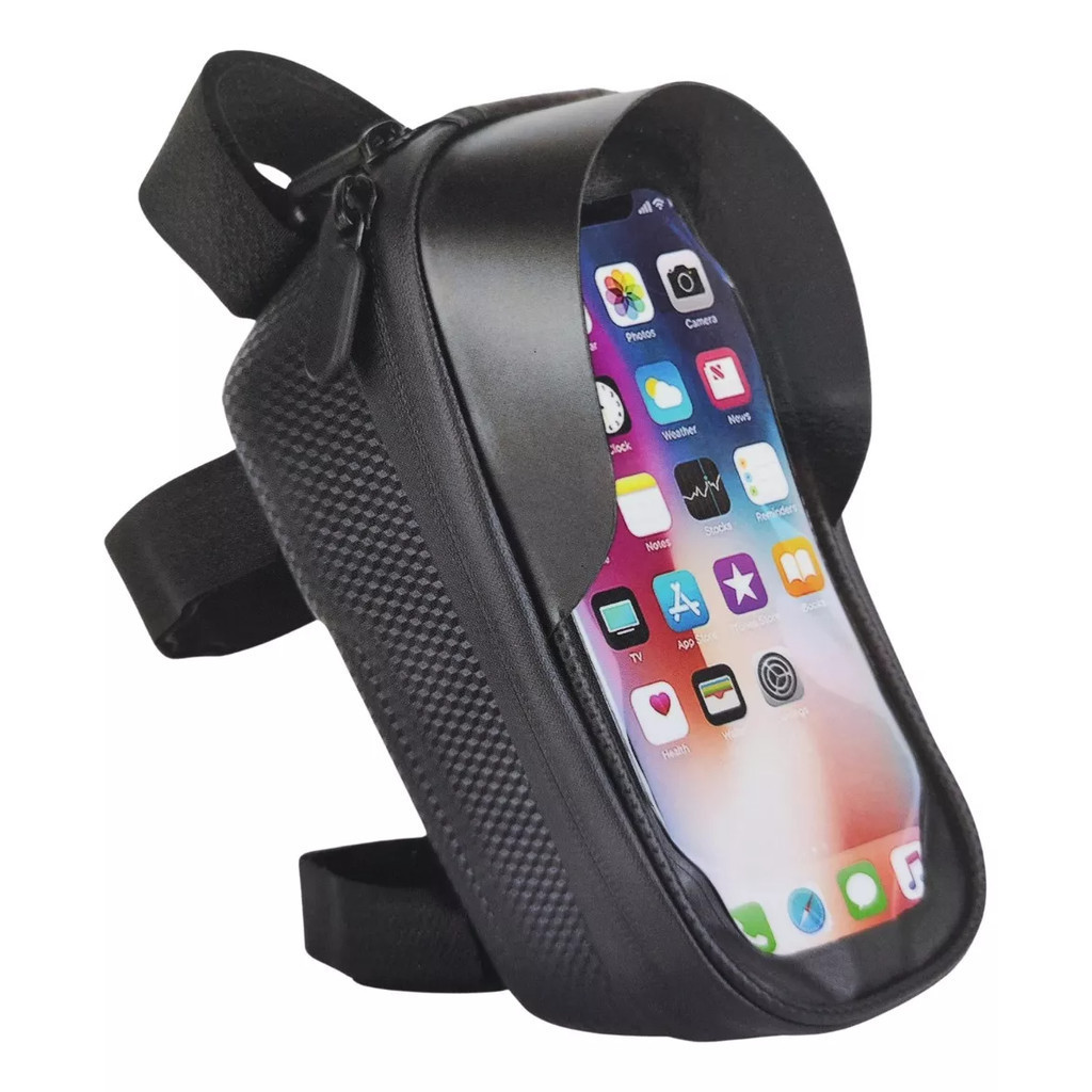 Suporte de Celular p/ Moto Bolsa com bolsa interno Capa Prova D'agua p/ Gps Moto Bike ate 6.5 ...