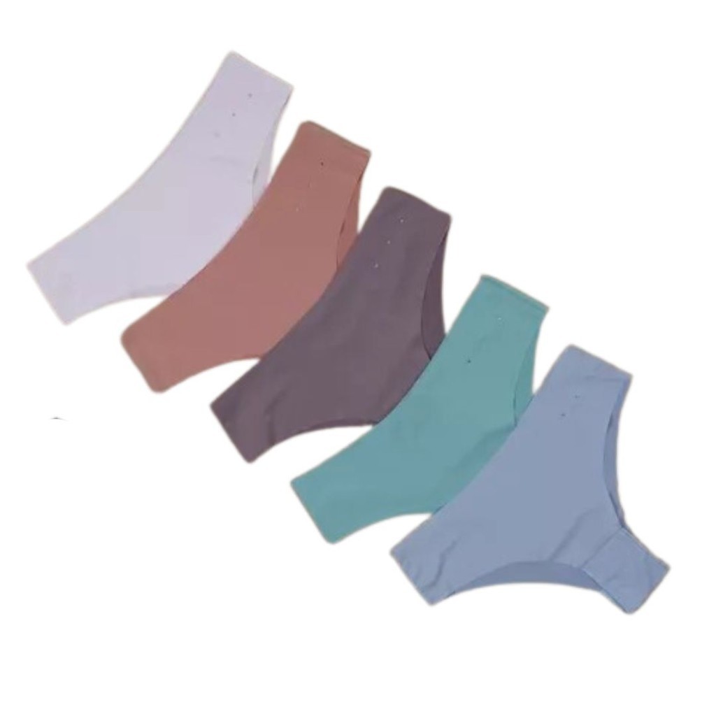 Kit 10 Calcinhas Femininas Juvenil Adolescente sem Costura | Shopee Brasil
