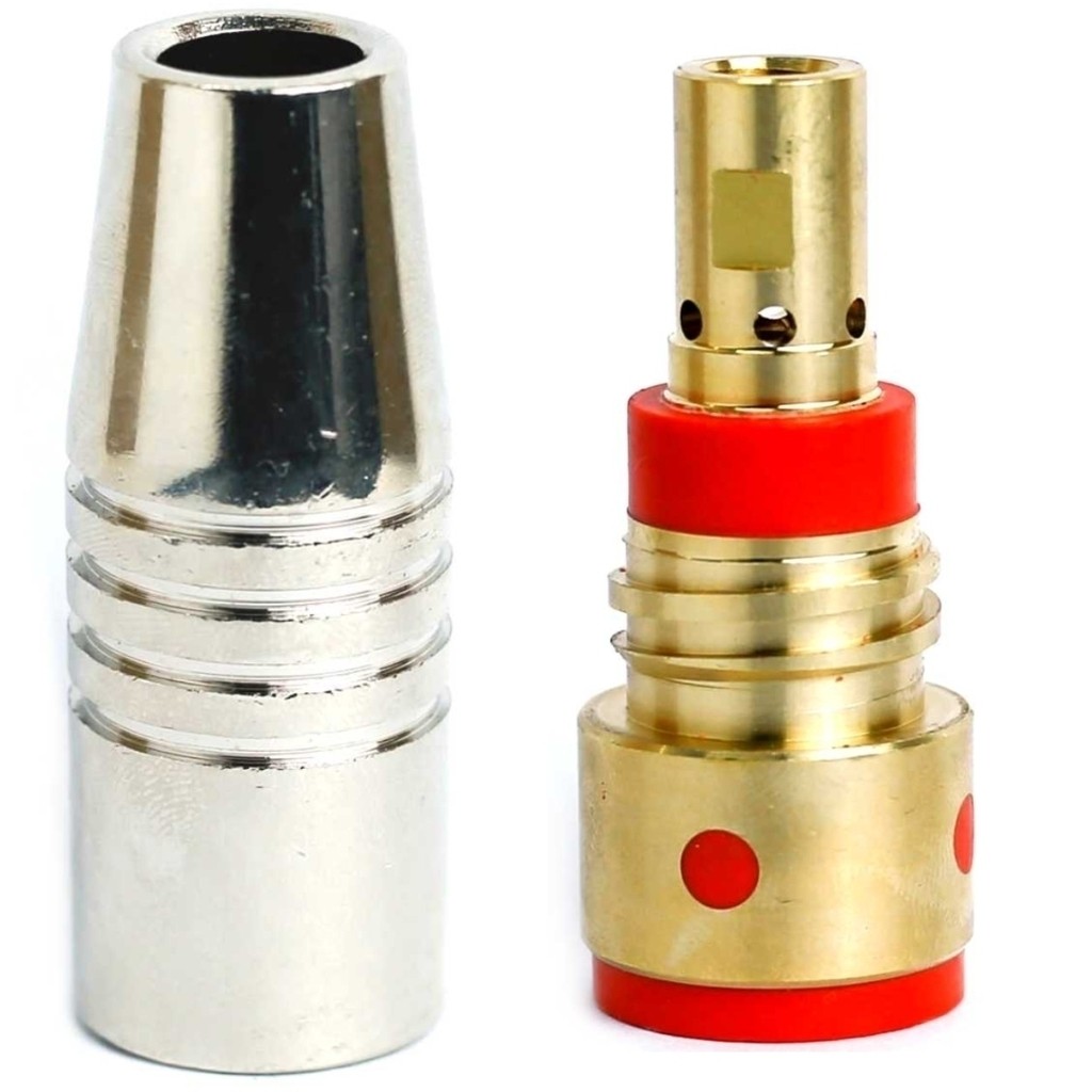 Porta Bico M8 Difusor Para Tocha Mig SBME 450 / TM 450 + Bocal Aletado ...