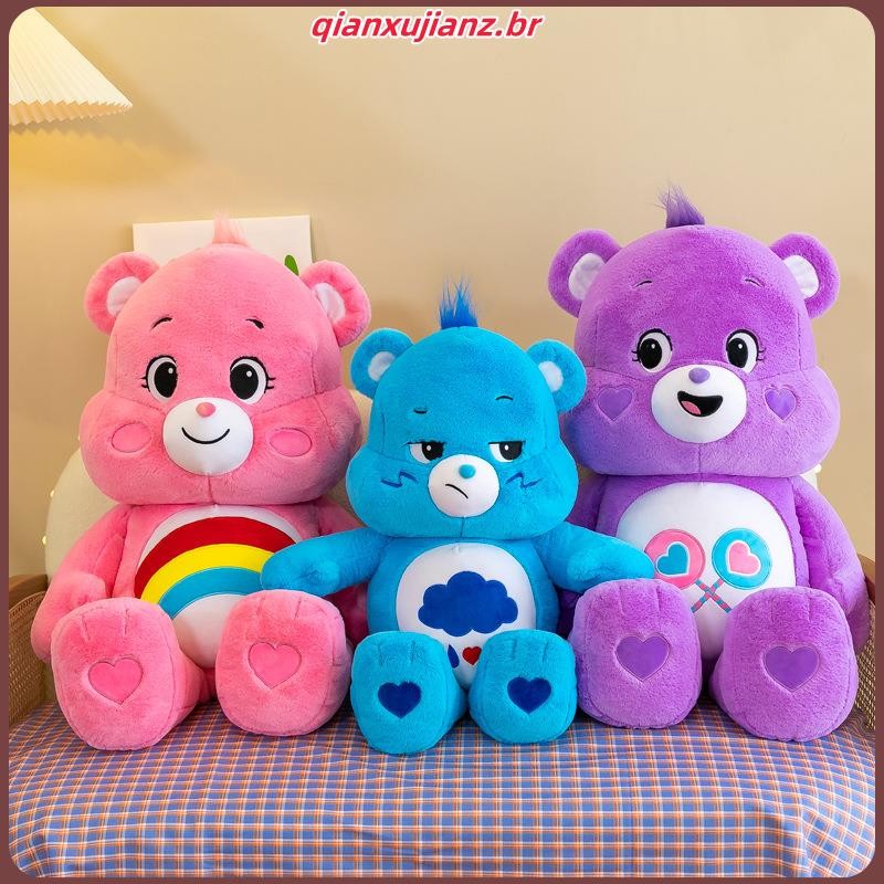 Ursinhos carinhosos care bears Brinquedo de pelúcia urso arco-íris travesseiro macio infantil ...
