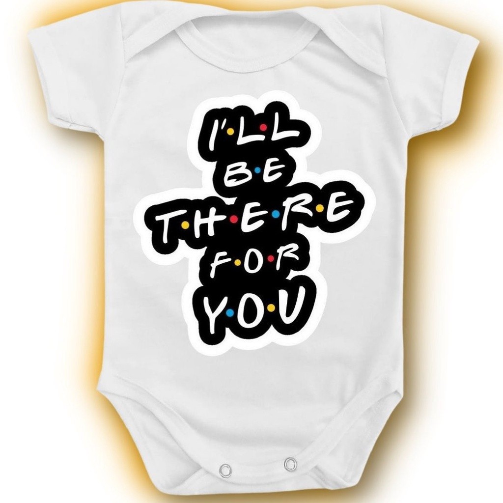 Body Friends Frases Logo Nomes Série You Bebe Personalizado | Shopee Brasil