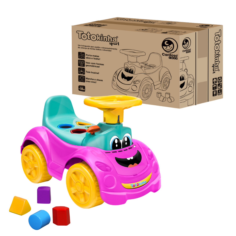 Totoka Infantil Buzina Peças Encaixar Carrinho Sport Cardoso Motinha ...