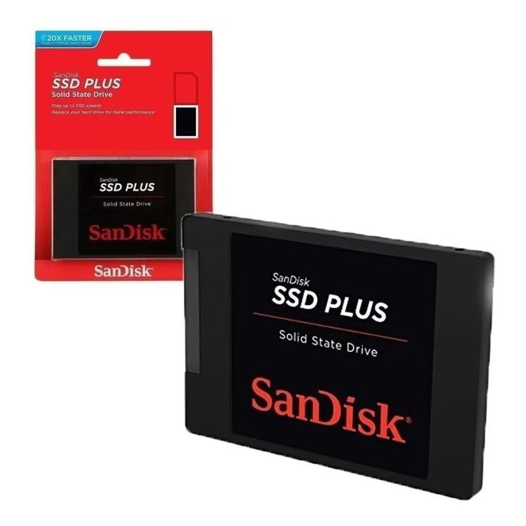 2t Sandi SSD Plus SATA Ler 535MB /s Escrever 445MB 1tB 500GB 480g 240g ...