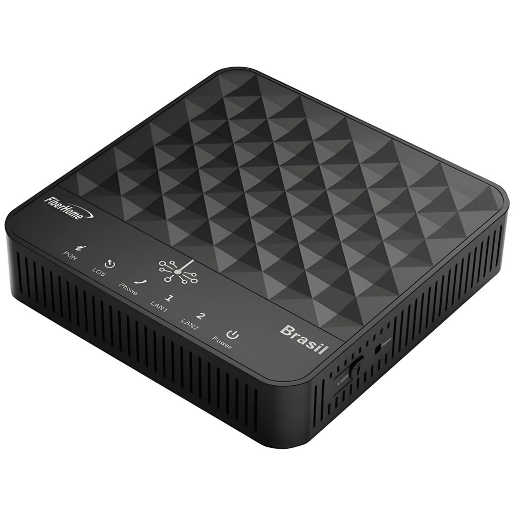Modem Fiberhome AN5506-02-B Onu Gpon Preto Brasil 2*GE + 1*POTS Novo ...