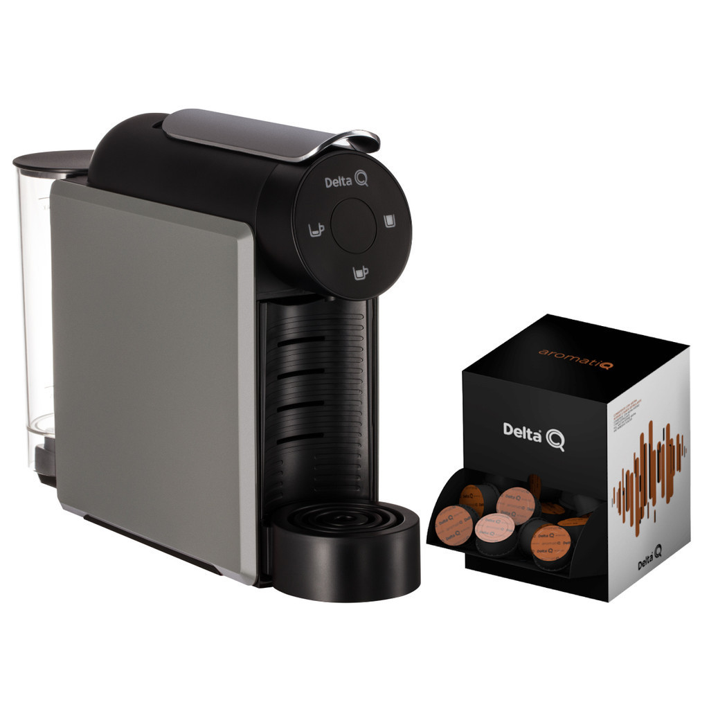 Kit Cafeteira Mini Qool + Pack 100 Cápsulas Delta Q AromatiQ | Shopee ...