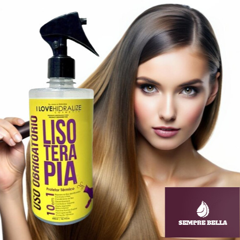 Spray Protetor Termico 10 em 1Capilar Finalizador Lisoterapia Liso Extremo Hidralize 500ML ...