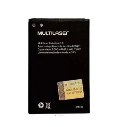 Ba-te-ria Bcs051 Compatível Multilaser Ms501 S051 62s | Shopee Brasil