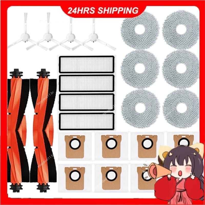24PCS Peças De Reposição Para O Robô Xiaomi Vácuo X20 +/X20 Plus Escova ...