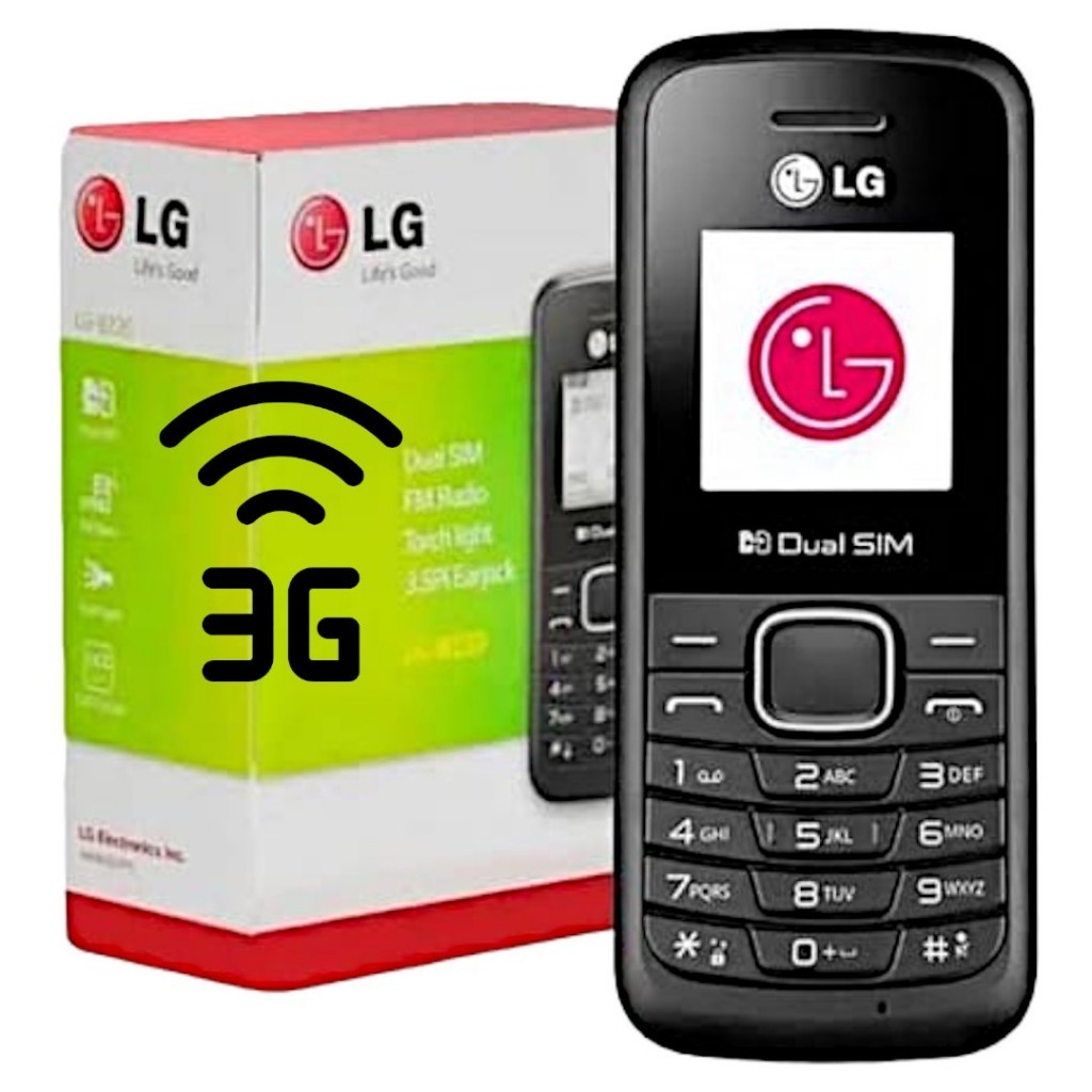 Celular Simples LG B220 Dual Chip Rádio FM de botão para Idoso | Shopee ...