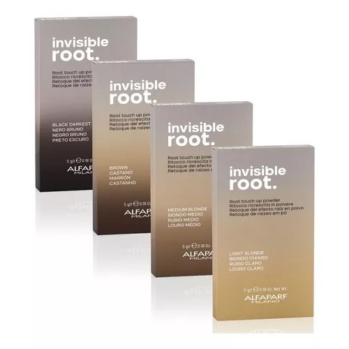 Alfaparf Invisible Root Retoque Raiz Em Pó Escolha A Cor | Shopee Brasil