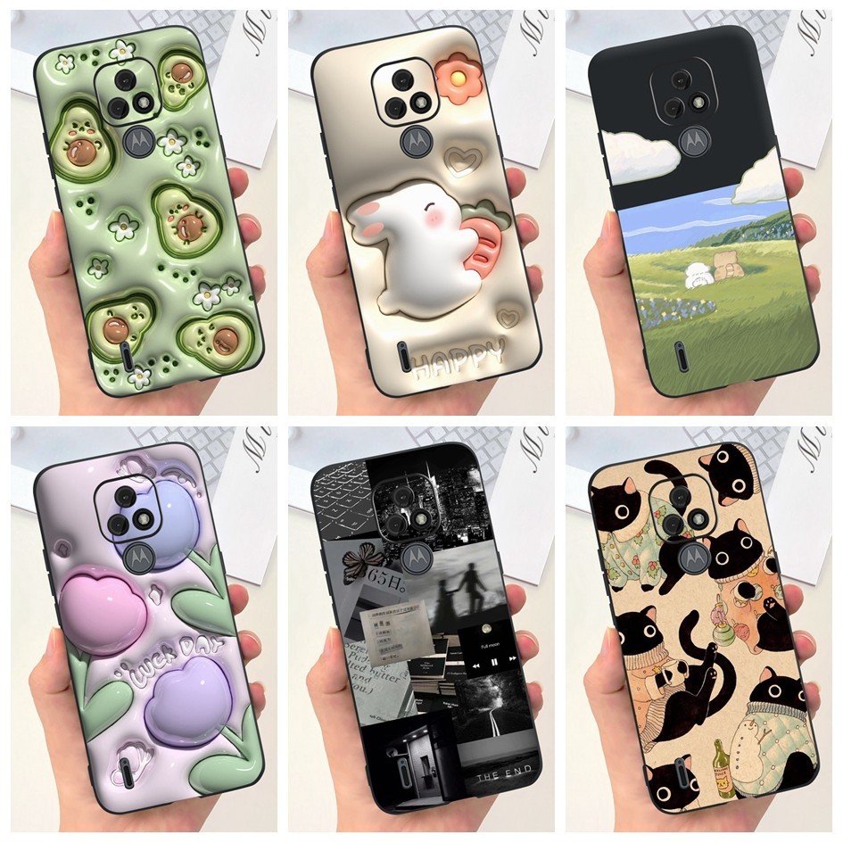 Capa À Prova De Choque Para Moto Motorola E7 XT2052-1 XT2052-2 XT2052-3 Macia E7 E 7 Bumper ...