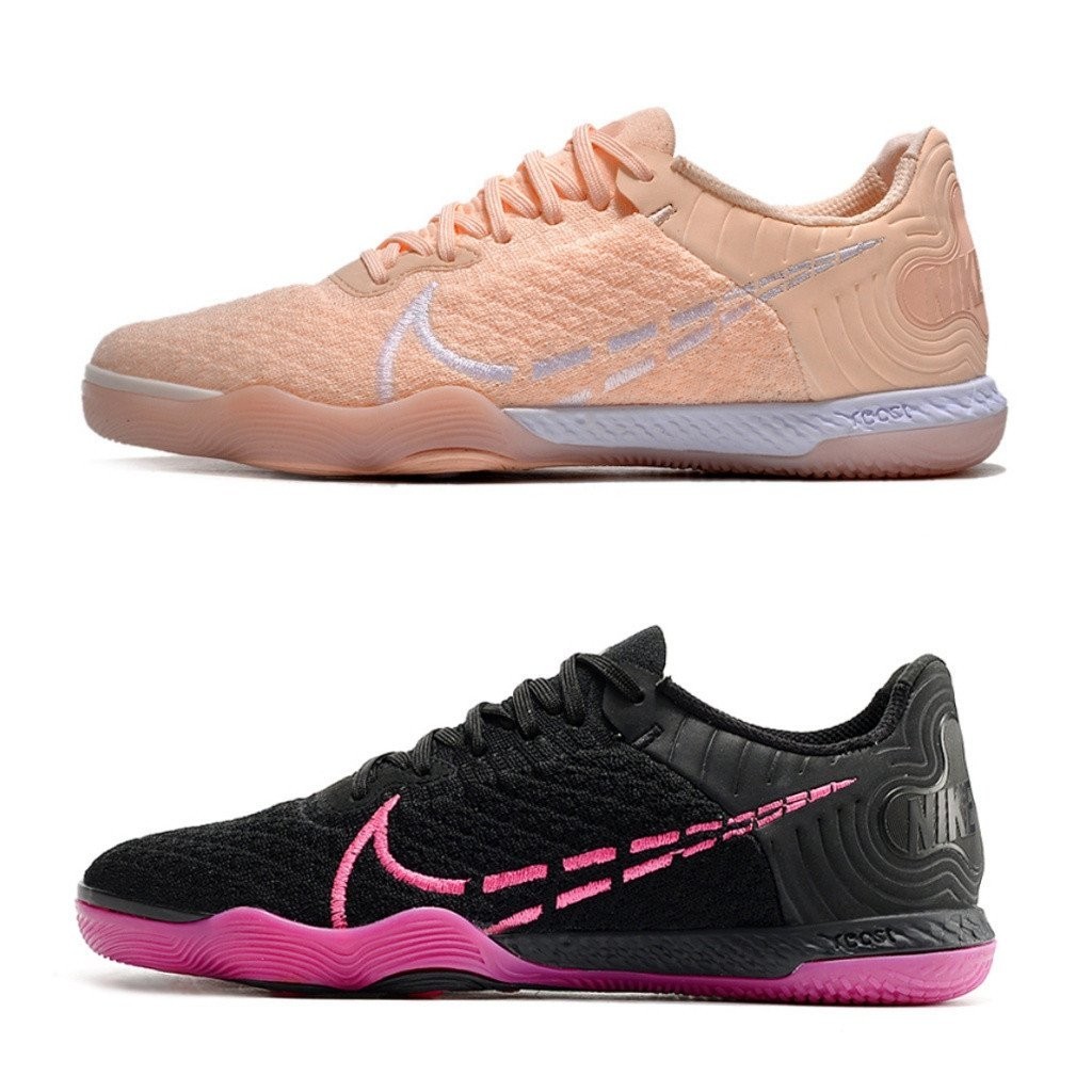 Navio rapidamente Bola De Futebol Futsal Bota Reactgato IC Futebol Bota Tênis Bota Rosa/Preto ...