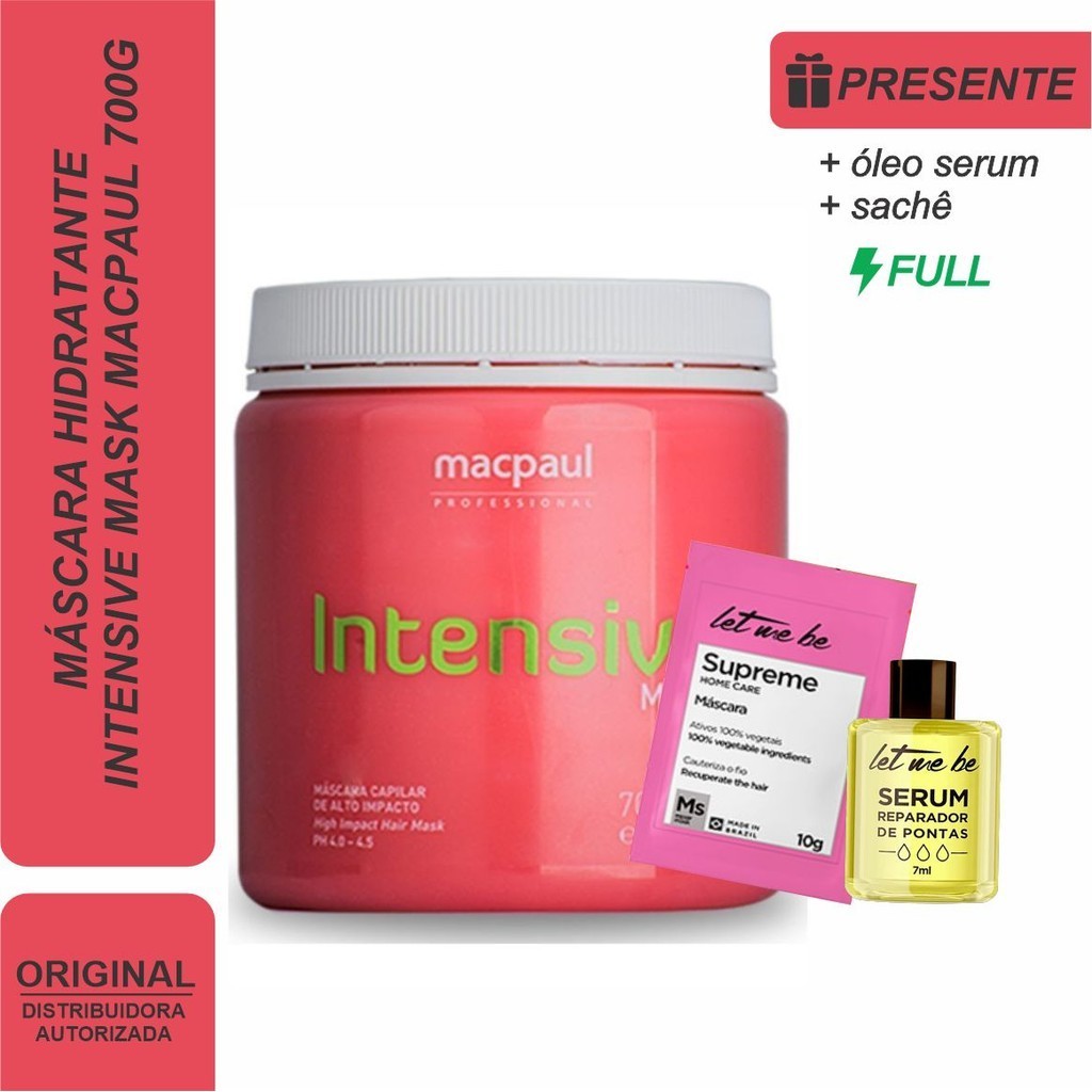 mac paul Máscara Intensive Alto Impacto Capilar 700g | Shopee Brasil