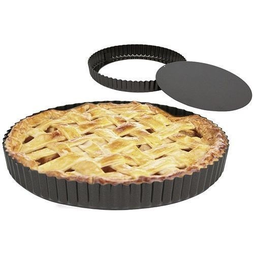 Forma de Torta Redonda Antiaderente com Fundo Removível 3cm | Shopee Brasil