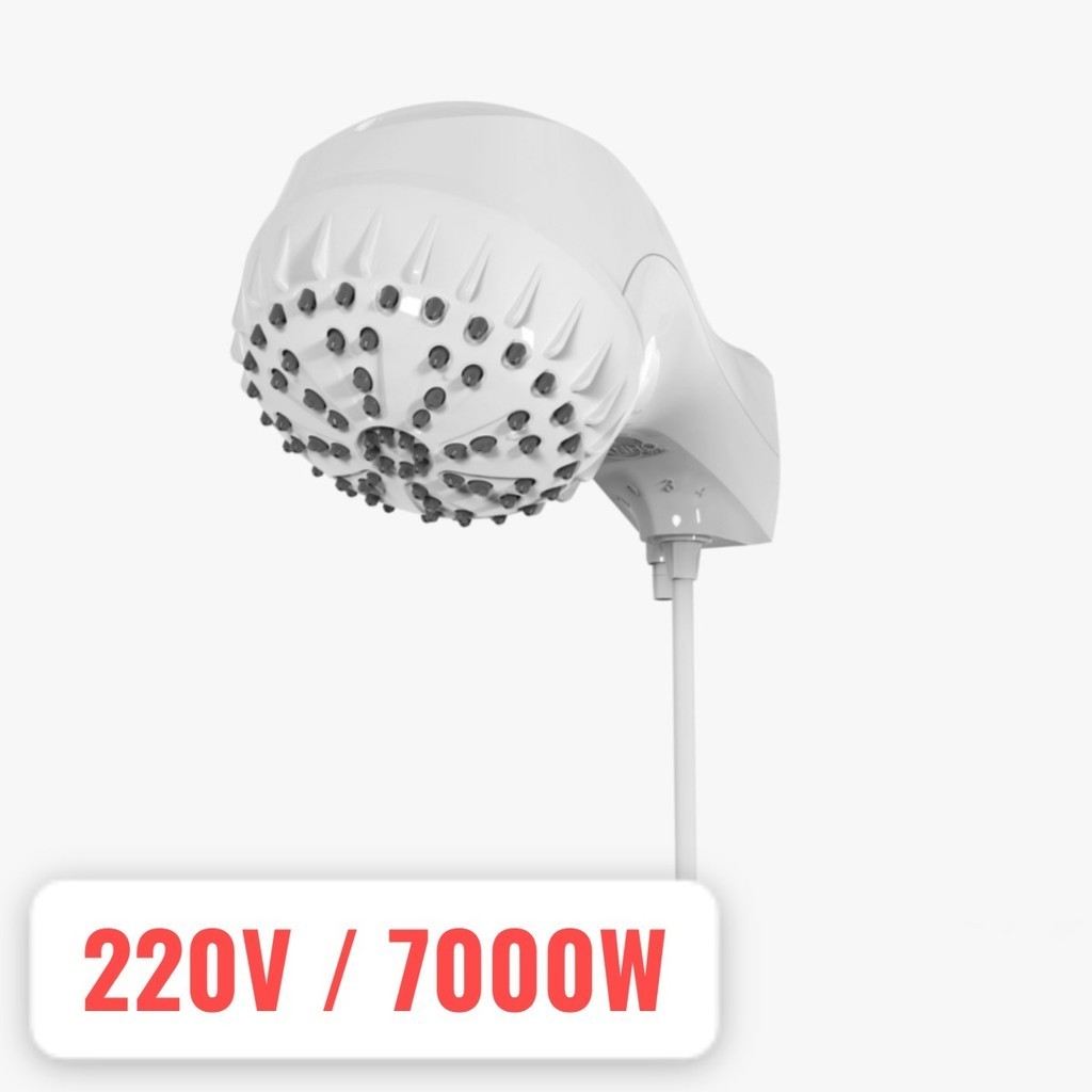 Ducha Top Banho Circle Chuveiro 4T 220V 7000W Sintex | Shopee Brasil