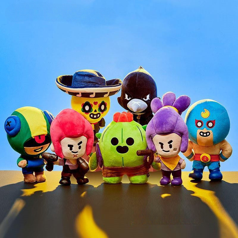 Brawl Stars Plush Toy Supercell Leon Spike Kawaii Decoração De Natal ...