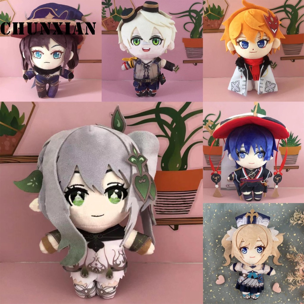 20cm Genshin Impact Fatui Doctor Dottore Cosplay Doll Toy Plush Anime ...