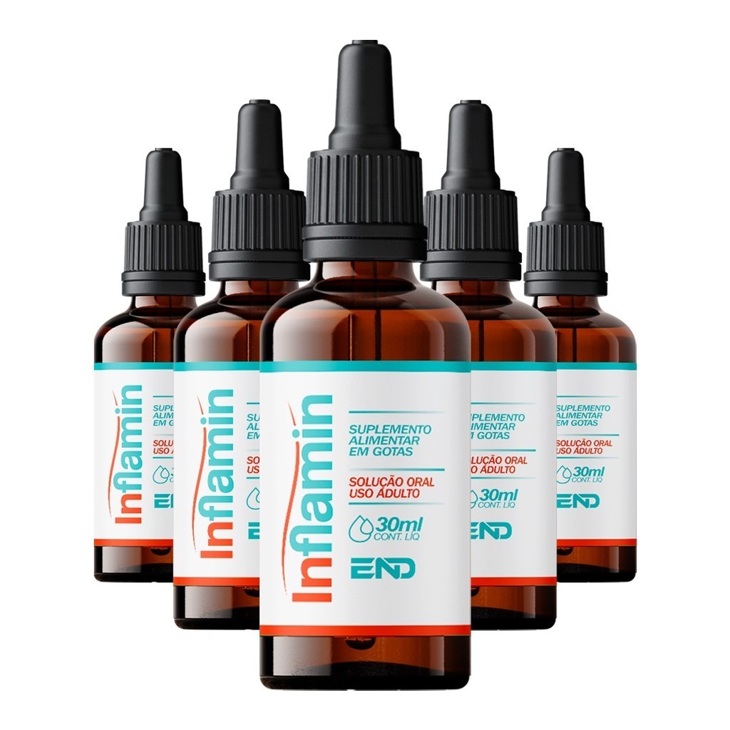 Inflamin 30ml 4x - Suplemento Natural para Refluxo e Problemas ...