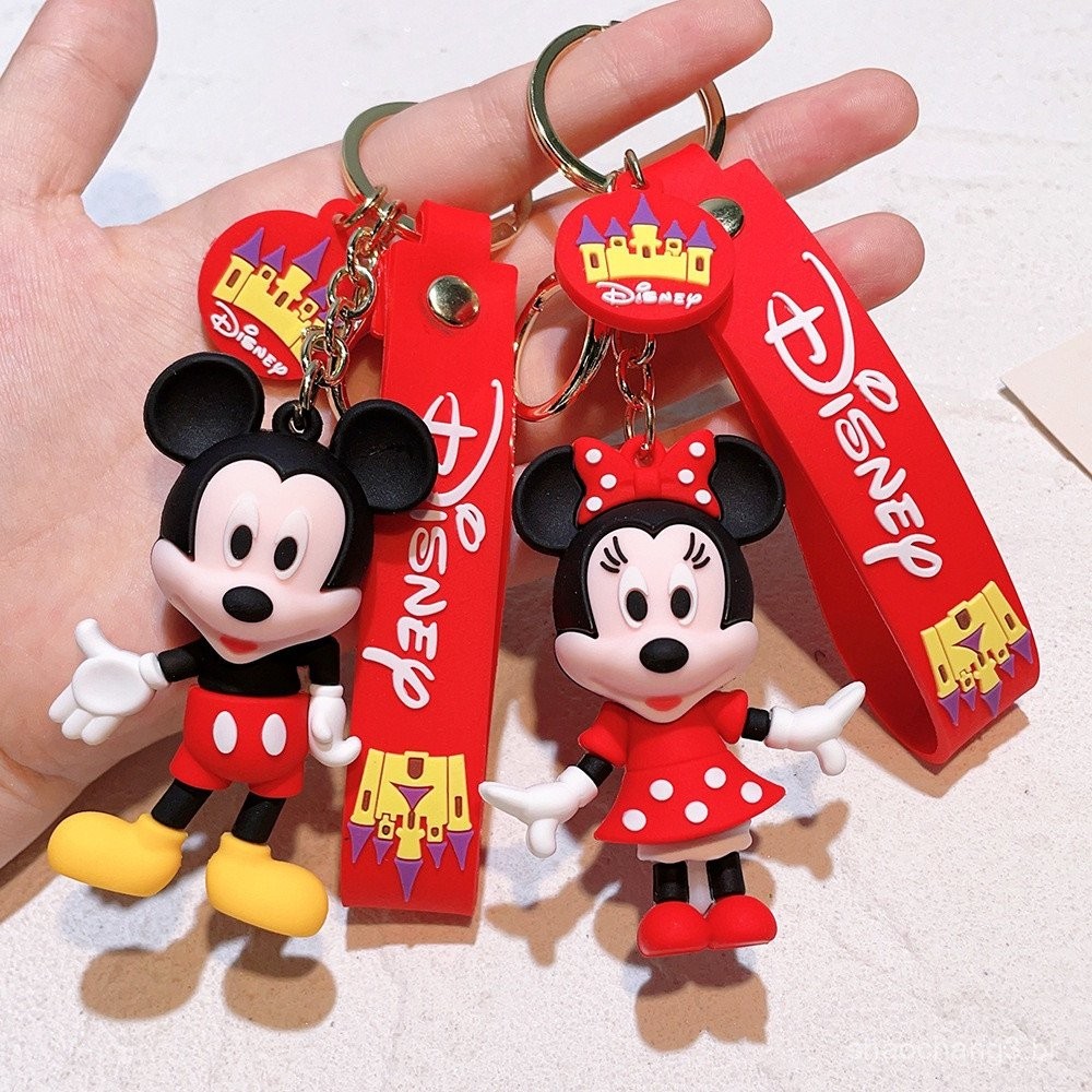 Chaveiro Disney Mickey Mouse Para Mulheres Anime Minne Figura Doll ...