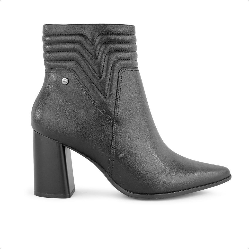 Bota Ramarim Ankle Boot Bico Fino Feminina 100% Original Com Nota ...