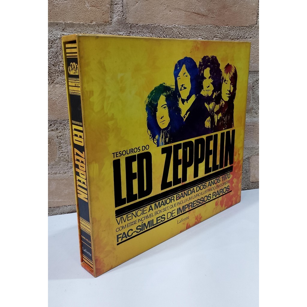 Livro Usado Tesouros do Led Zeppelin Capa Dura 9023 | Shopee Brasil