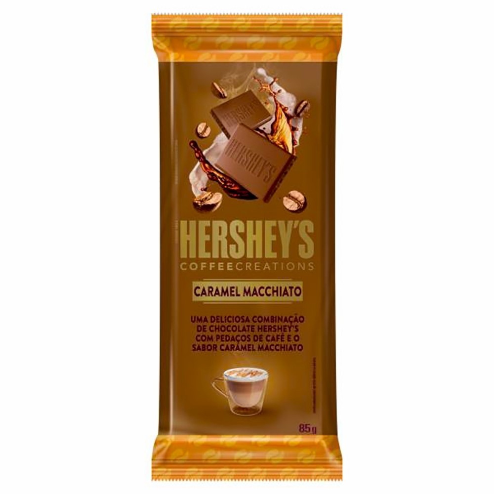 Chocolate Hershey's Coffe Creations Caramel Macchiato 85g | Shopee Brasil