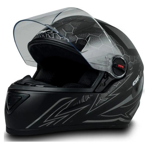 Kit Capacete Moto Fw3 Gt2 Com Narigueira + Viseira Fumê | Shopee Brasil