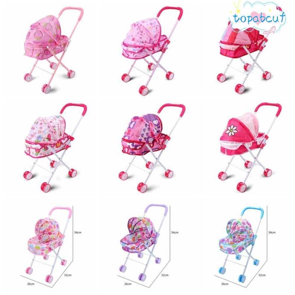 TOPABC Baby Stroller , Play Game Plastic + Metal Dolls Pram , Trendy ...