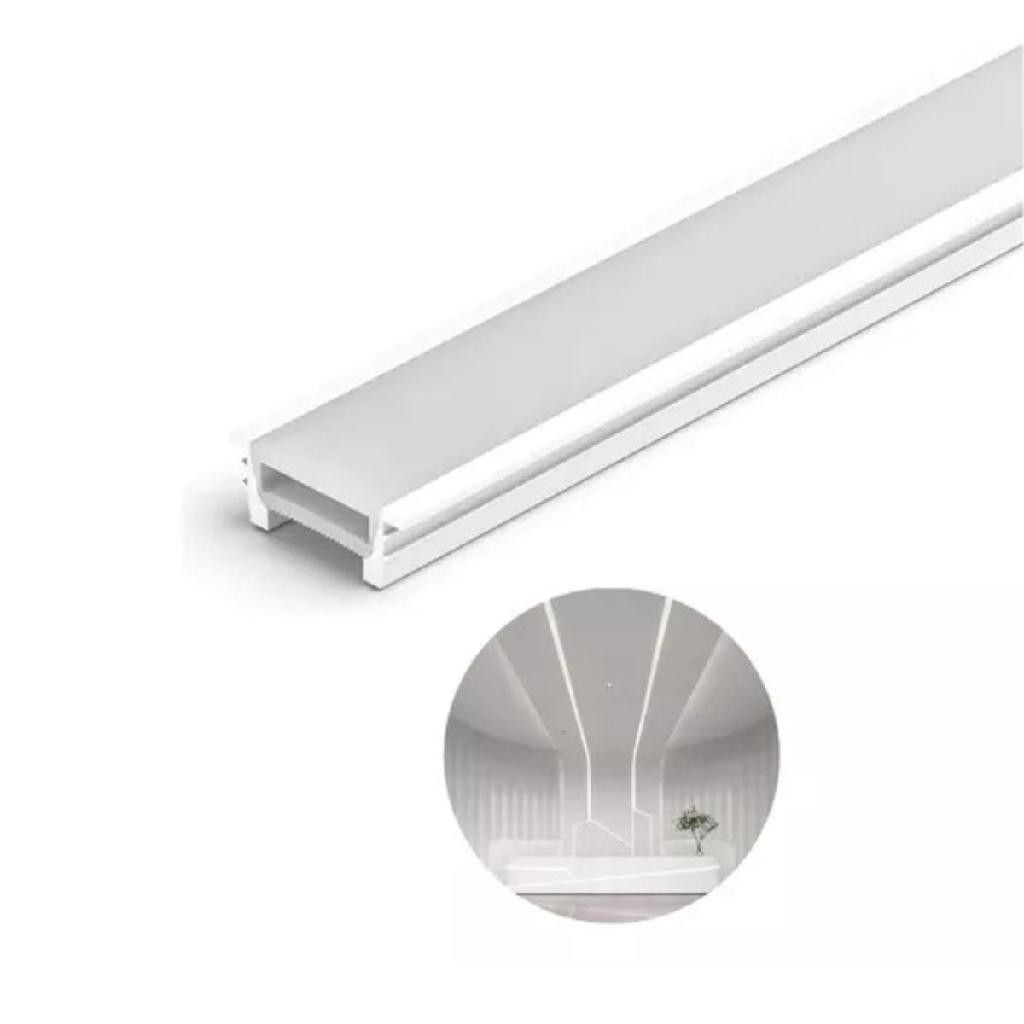 Perfil Led Flexível Branco Frio 20m 14x14 Fita De Led | Shopee Brasil