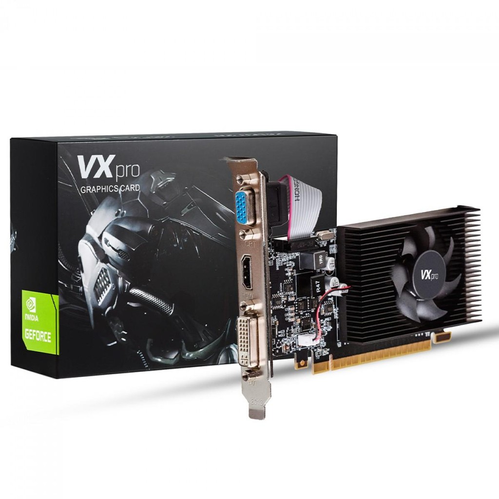 Placa de Vídeo VX PRO NVIDIA GeForce GT740LP, 4GB, 128Bit, DDR3, VX GT740LP-4GD3 | Shopee Brasil