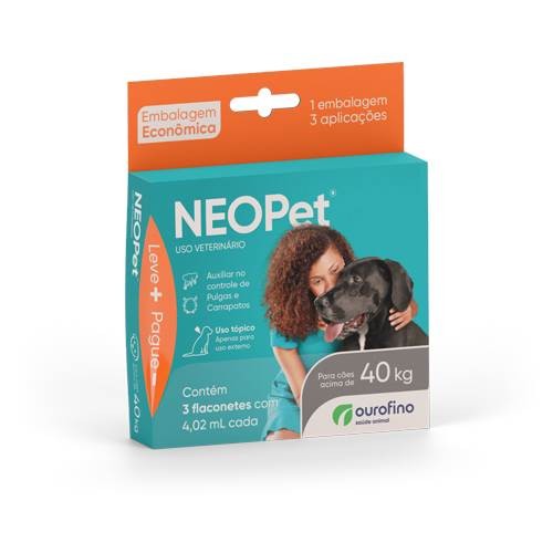 NEOPET 4,02ML CAES ACIMA 40KG | Shopee Brasil