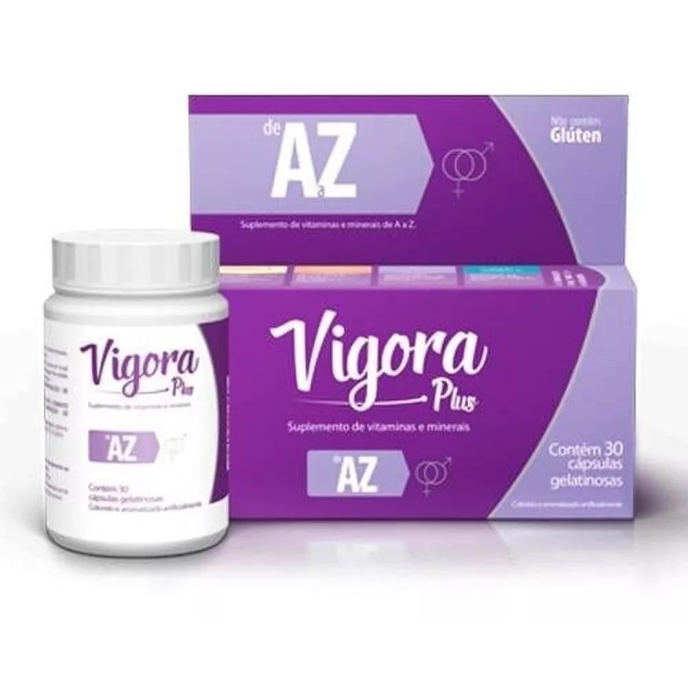 Suplemento Vigora Plus AZ Com 60 Cápsulas - Prati Donaduzzi | Shopee Brasil