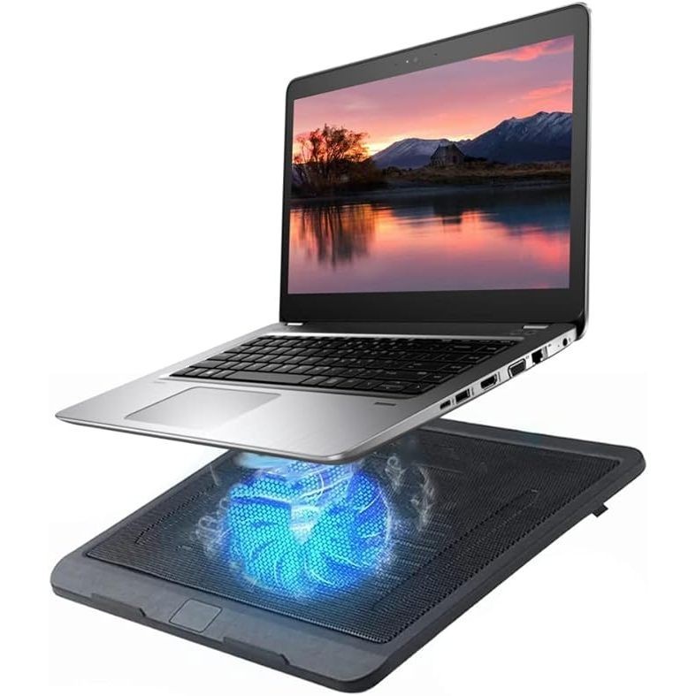 Base Cooler Notebook Ventilação Ultra Silenciosa Com Led - Cooler ...