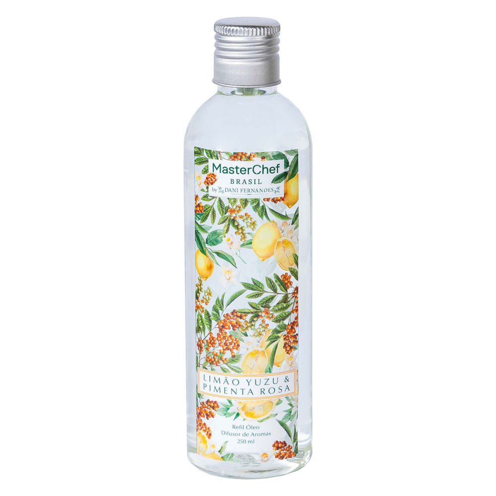 Refil 250 ml Difusor Limão Yuzu & Pimenta Rosa MasterChef Dani ...