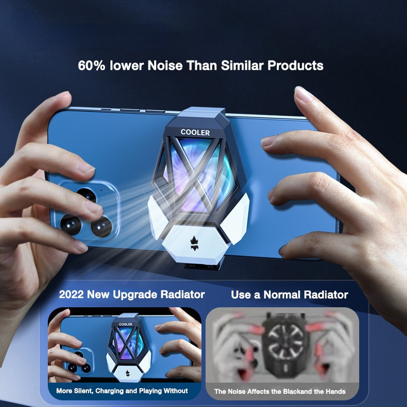 Dy08 Universal Mini Telefone Móvel Radiador De Ventilador Turbo ...