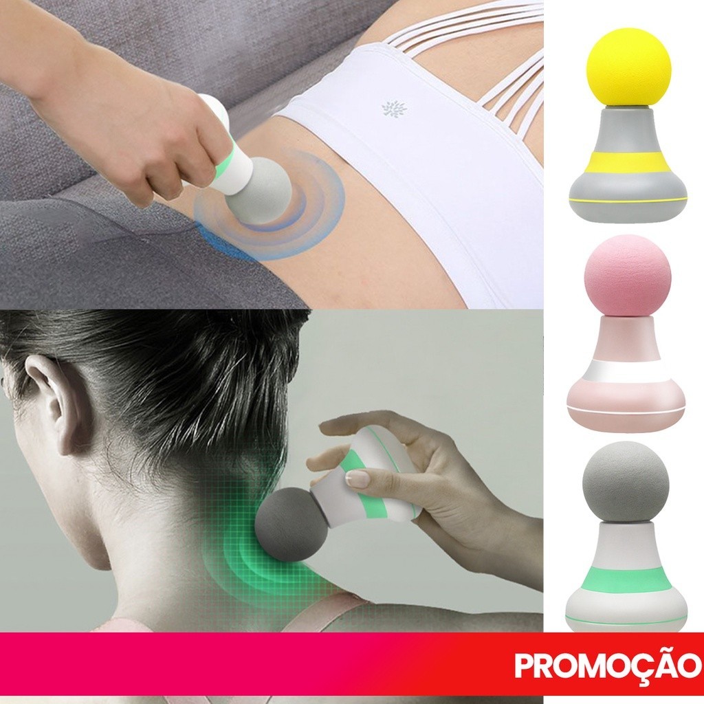 Mini Massageador Inteligente Corpo Muscular portátil USB Massagem ...