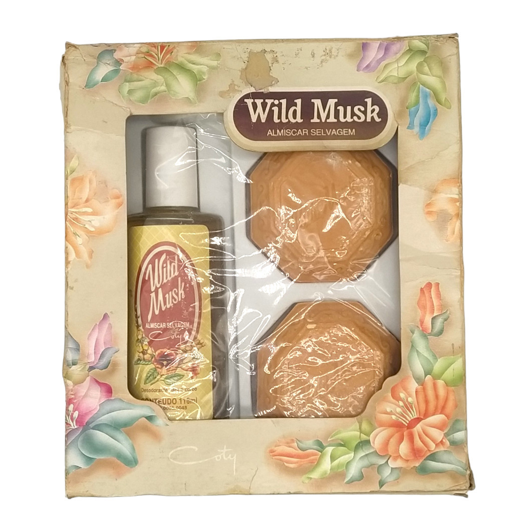 Perfume Antigo Wild Musk Coty 118 ml Lacrado | Shopee Brasil
