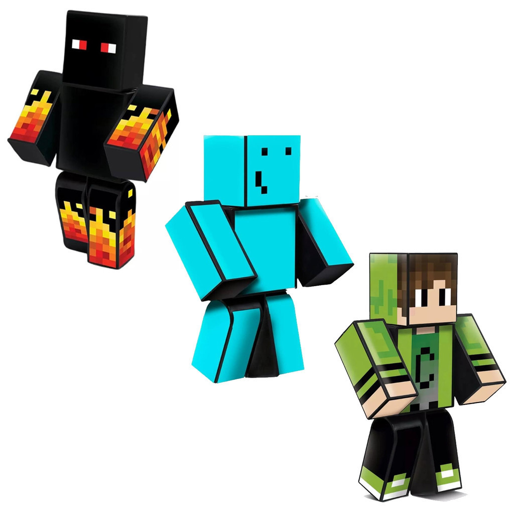 Boneco Youtuber Minecraft 25cm Athos Cadres Problems Original | Shopee ...