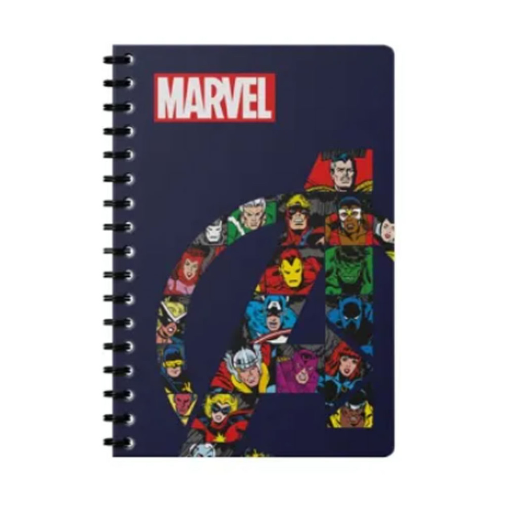 CADERNO SINGULAR A5 80 FOLHAS MARVEL CULTURAMA 707200301 | Shopee Brasil