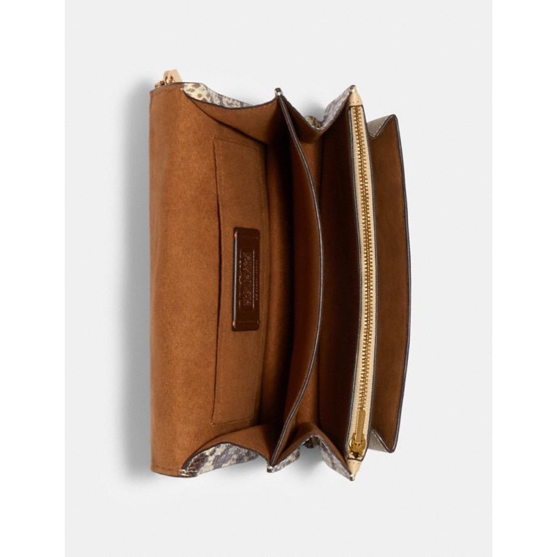 [ORIGINAL 100%] Bolsa Transversal Transparente Coach 90635 em Lona ...