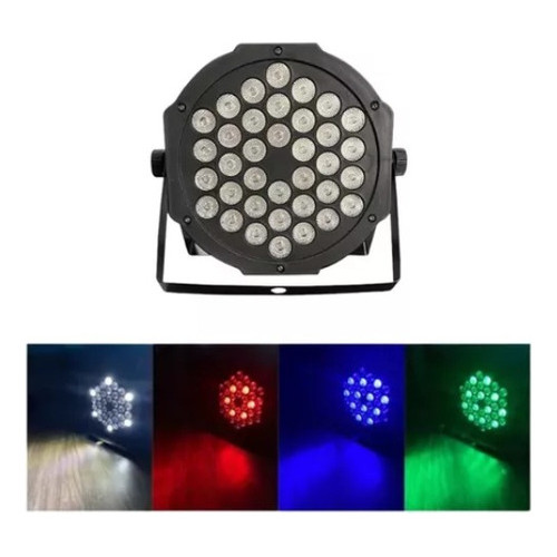 Canhao De Led Refletor Par 64 Rgbw 36 Leds Dmx Strobo Slim | Shopee Brasil