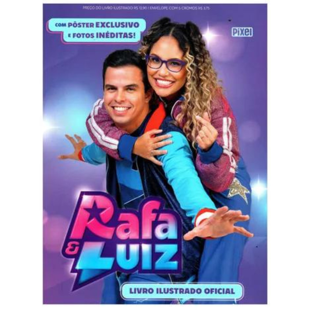 Álbum Oficial Rafa & Luiz Livro Ilustrado Oficial PIXEL | Shopee Brasil