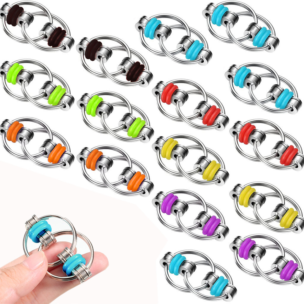 Fidget Bike Chain Flippy Toys for ADHD Brinquedos De Corrente Para ...