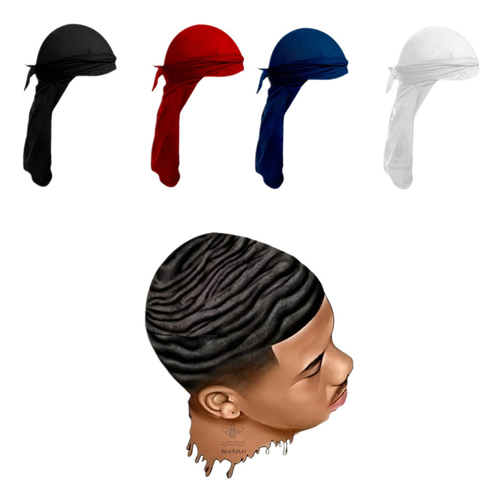 4 Bandana Durag 360waves Dureg Hip Hop Rapper trap estilosa | Shopee Brasil