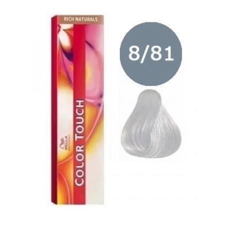 Wella Color Touch 8/81 Tonalizante Louro Claro Pérola Acinzentado 60g ...