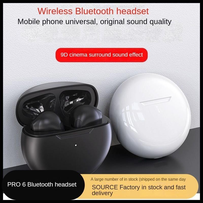 Fones De Ouvido Sem Fio Pro6 Bluetooth Mini Fone Simples Cancelamento ...
